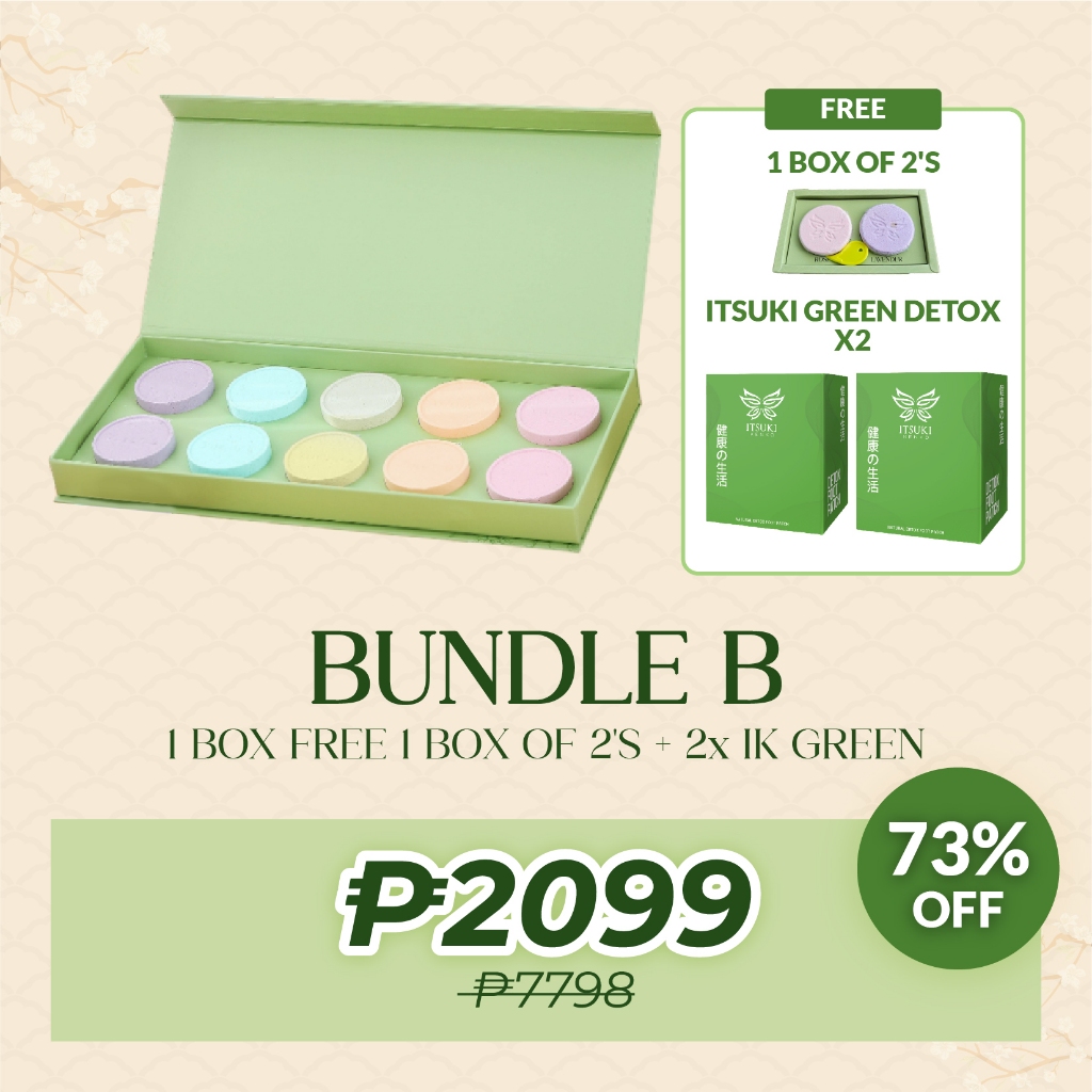 DETOX BUNDLE B: Itsuki Kenko Japan Onsen Foot Spa (1box) + FREE 2pcs Foot Spa & 2x Detox Foot ...