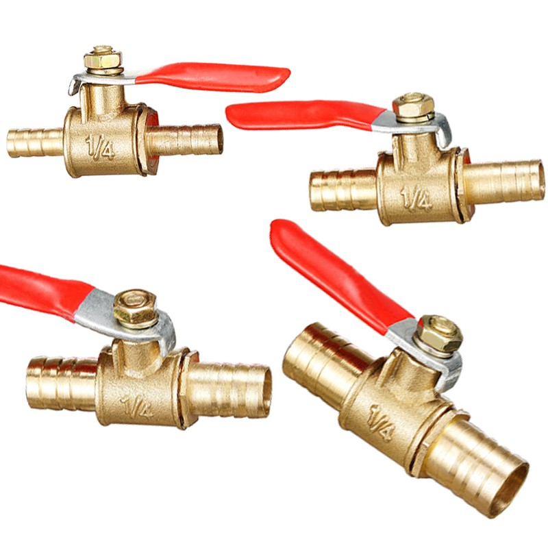 Brass Ball Valve 1/4" / Air Ball Valve 1/4" / Compressor Ball Valve ...