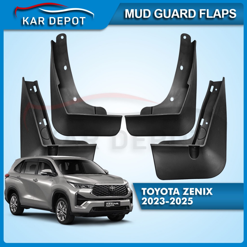 TOYOTA ZENIX 2023-2025 Mud Guard Matte Black ( mudguard ) ( mudflaps ...