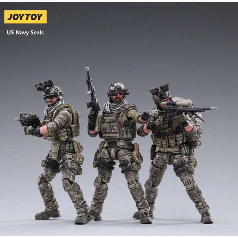 JOYTOY Military - US Navy SEALs 1/18 Scale Action Figure Set ...