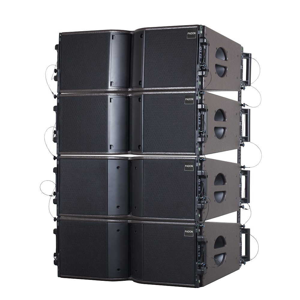 Dual 10 inch line array speakers,1500 watts. 8 ohms Shocking sound, waterproof premium paint ...