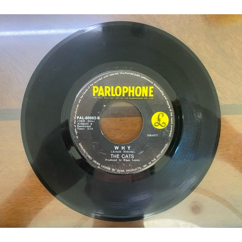 The Cats - Why / Mandy, My Dear - Philippines Original Pop Rock Music ...