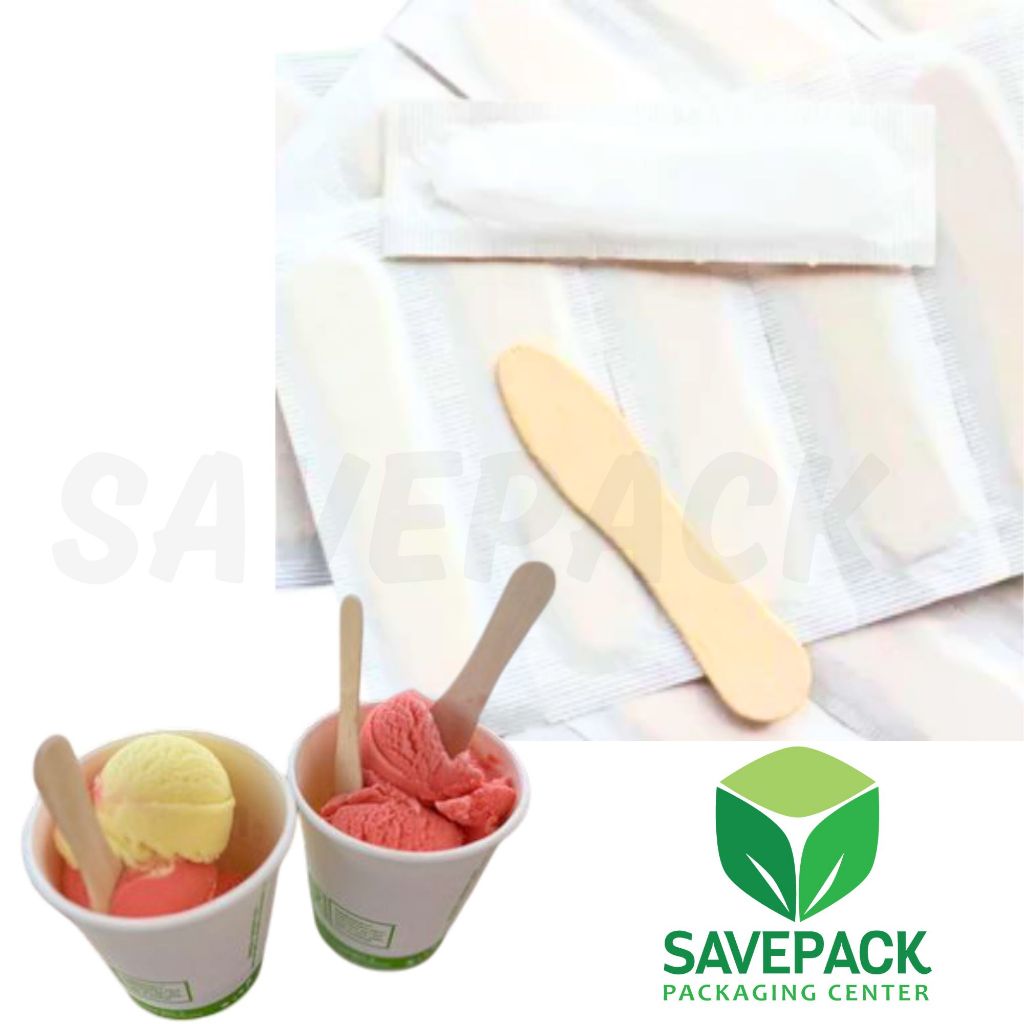 Wooden Ice cream stick, Individually wrapped | Shopee Philippines