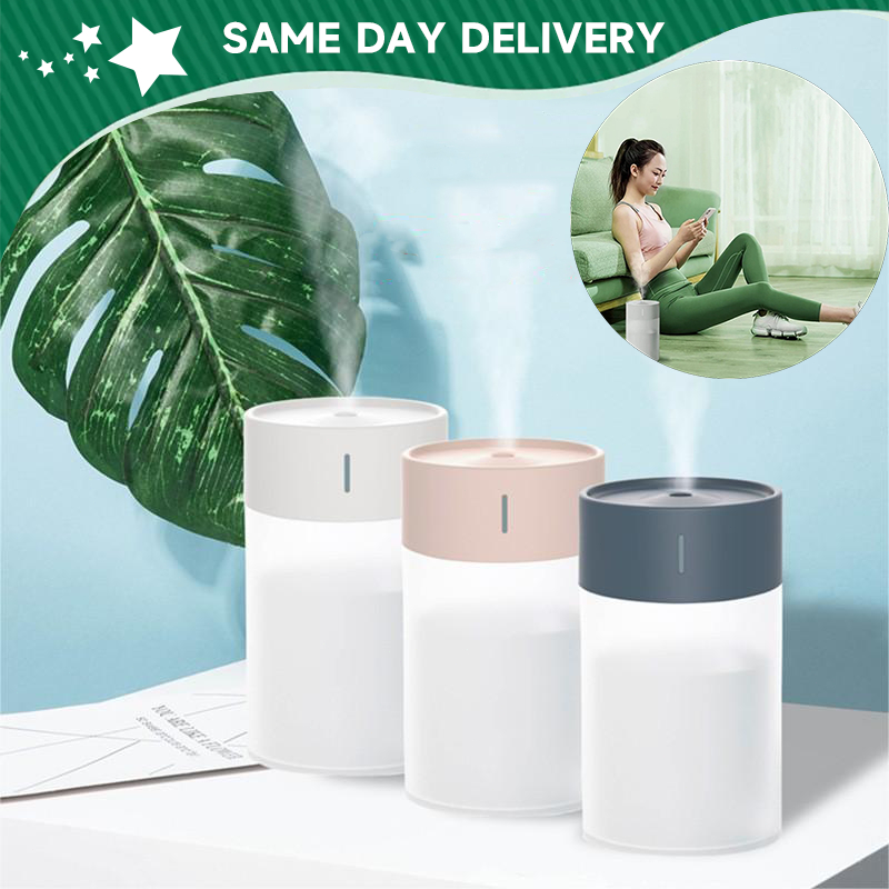 260ML Silent Ultrasonic Air Humidifier with LED Anti Drying Mini ...