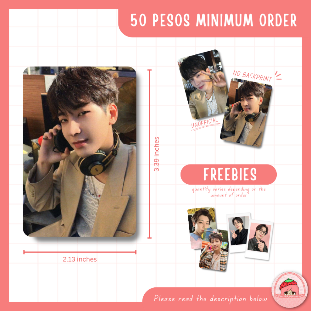 WONWOO HEAVEN ALBUM POB 'HEADSET' PC PHOTOCARD UNOFFICIAL FANMADE PRINT ...