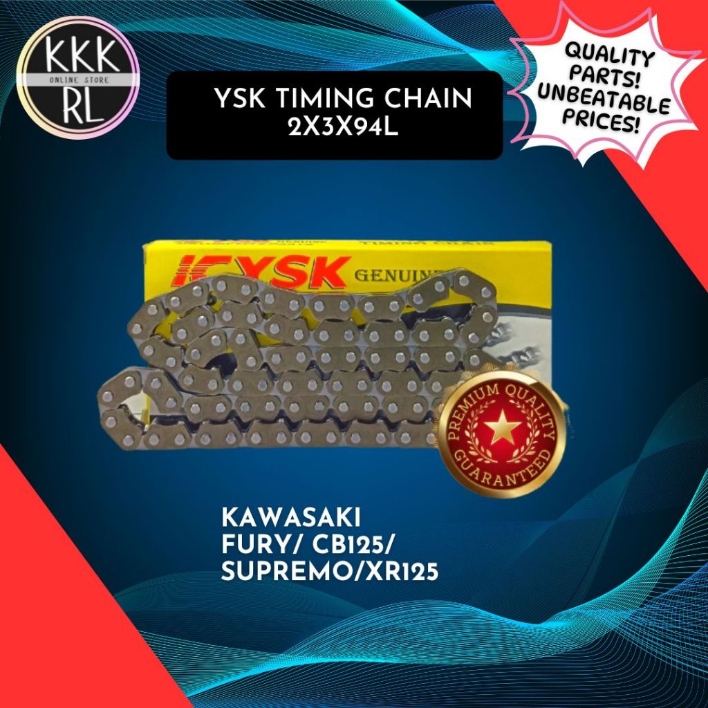 TIMING CHAIN (2X3X94L) YSK JAPAN QUALITY FOR KAWASAKI FURY125 / HONDA ...