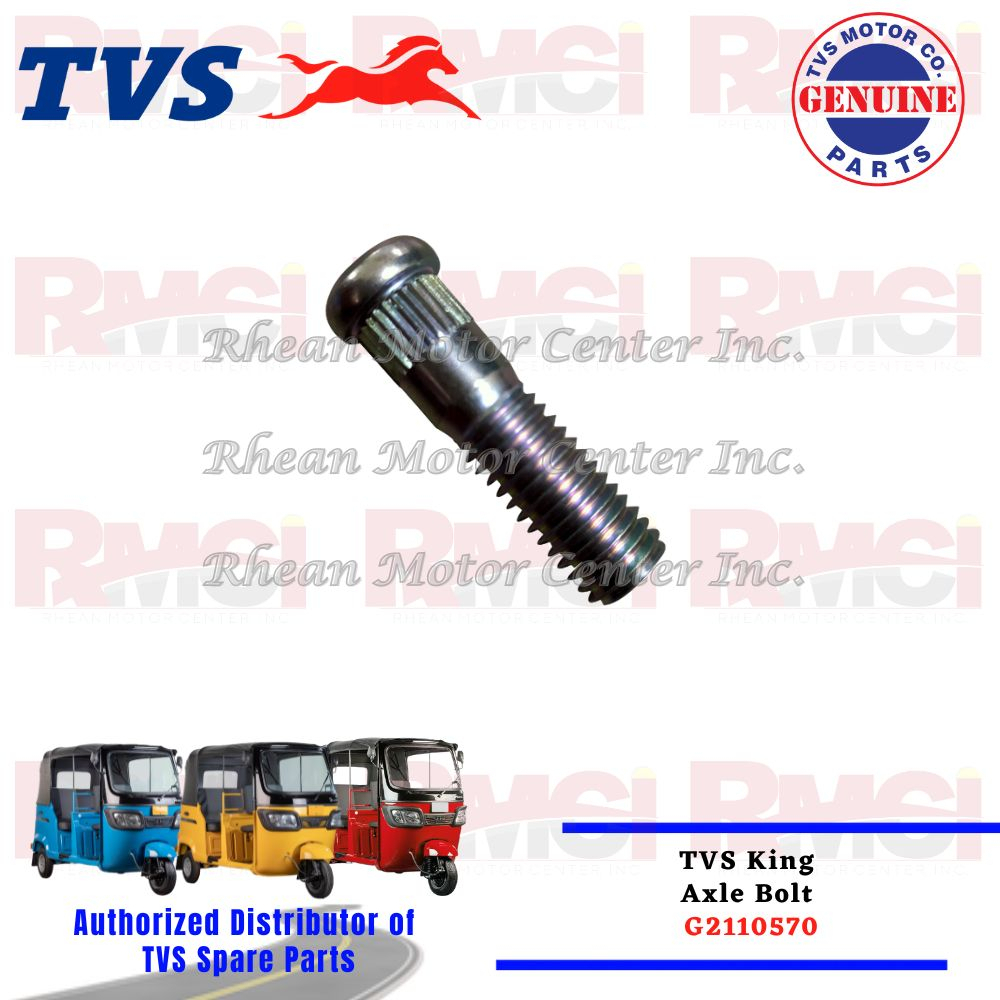 TVS King Deluxe Wheel Axle Bolt (1PC) G2110570 | Shopee Philippines
