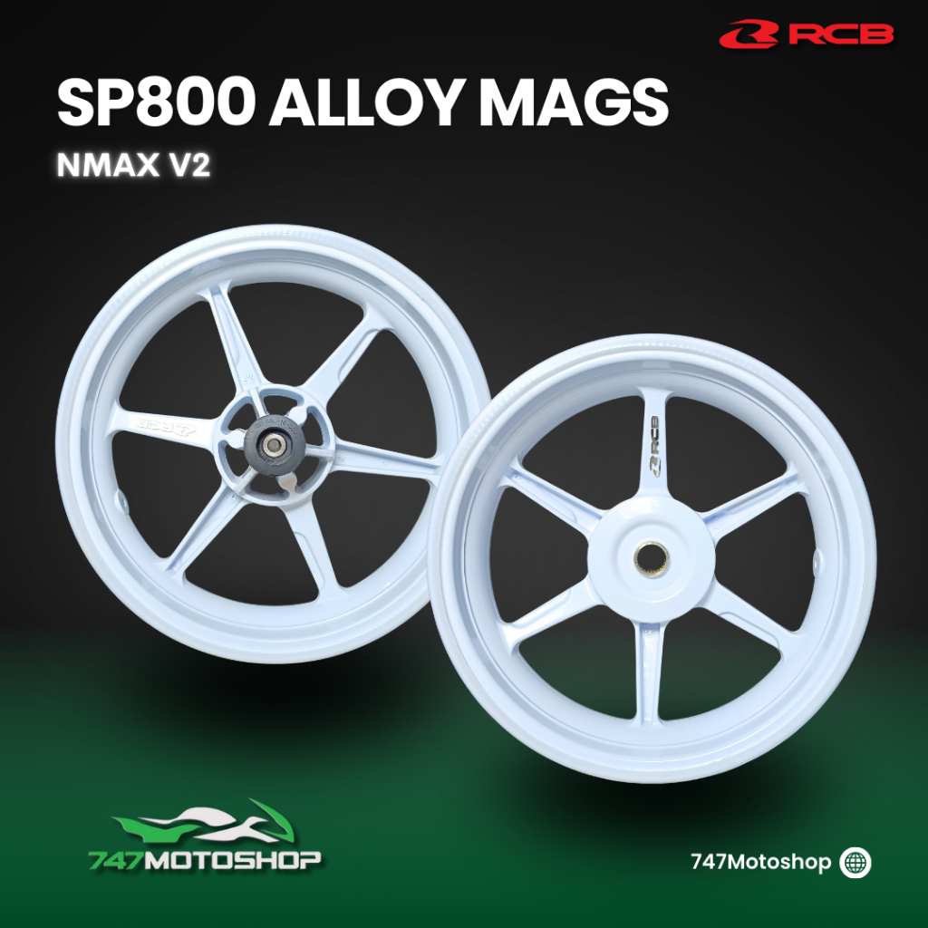 RCB SP800 ALLOY MAGS FOR NMAX V2 | Shopee Philippines