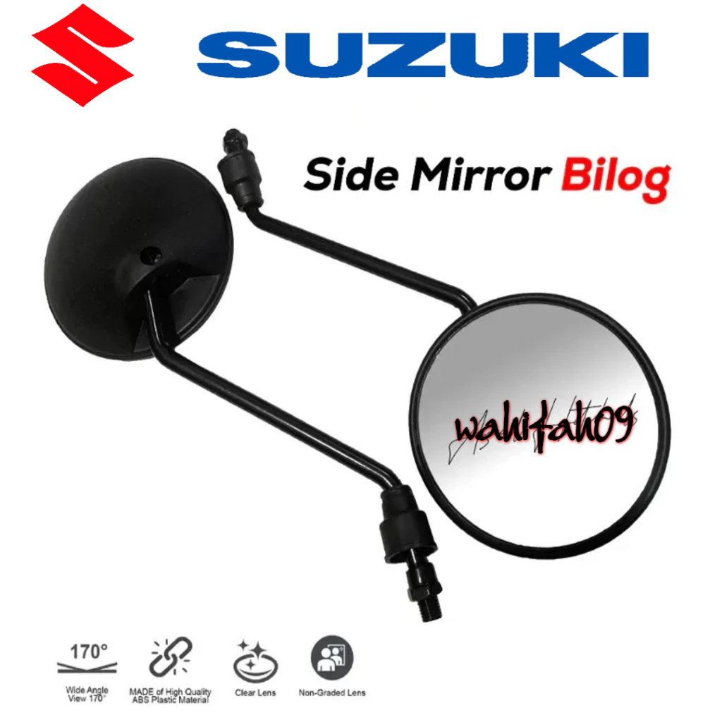 SUZUKI Sky drive crossover - 1 pair Non Graded Round Side Mirror Long ...