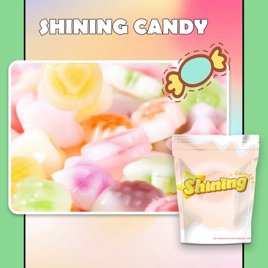Shining Fruit Wax Candy in Many Shapes, Beeswax Candy with Melting ...