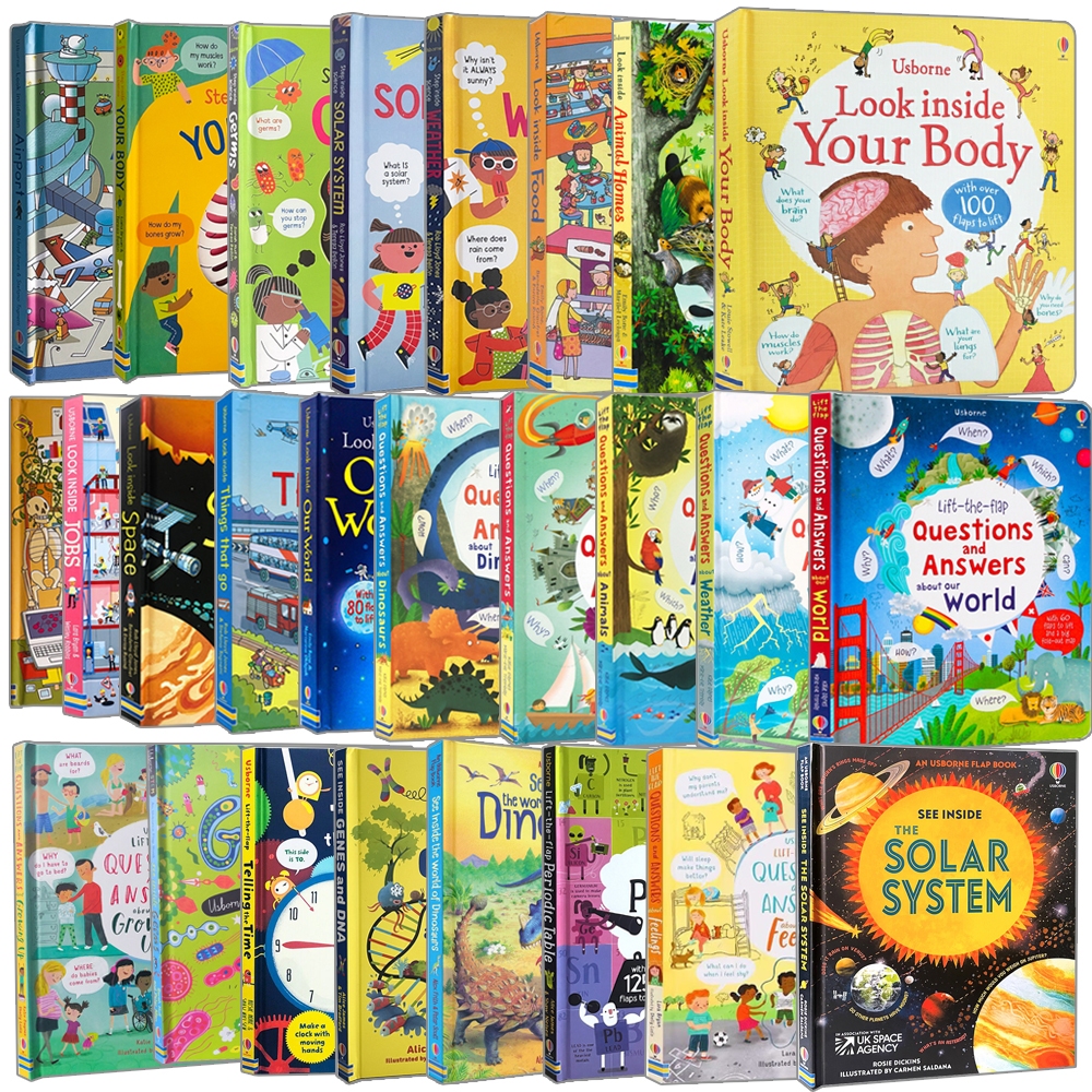 Usborne Lift-the-flap Questions and Answers /Look Inside/See inside ...
