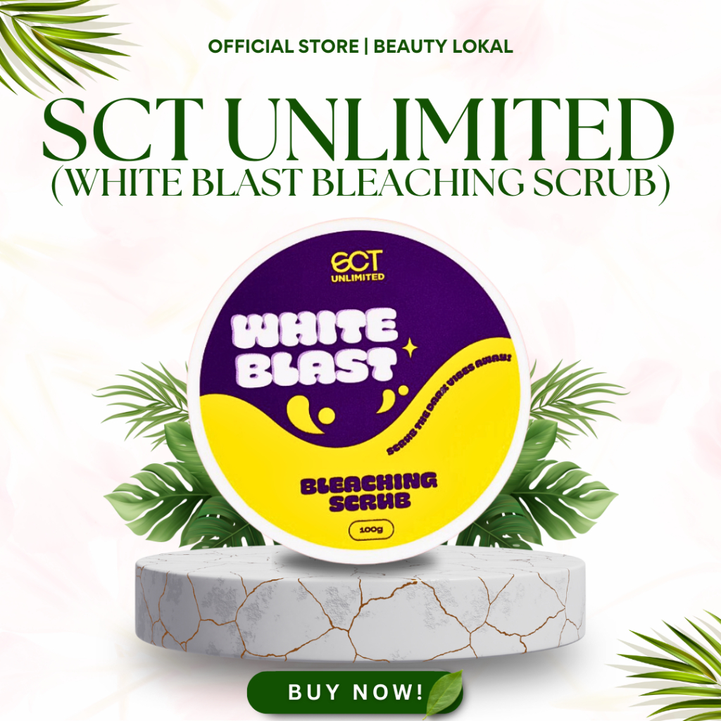 SCT UNLIMTED WHITE BLAST BLEACHING SCRUB 100G | Shopee Philippines