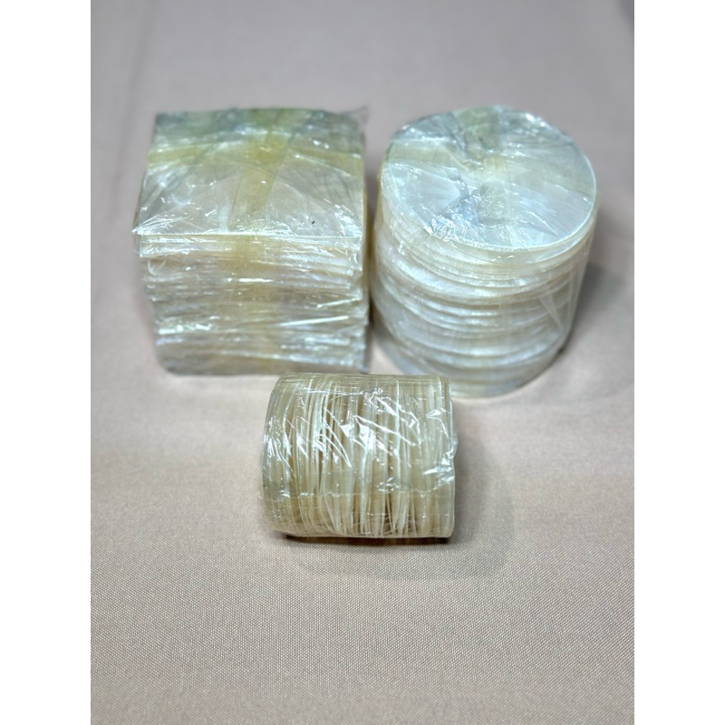 20PCS Capiz shell raw - square and round 2.5X2.5 / 2X2 | Shopee Philippines