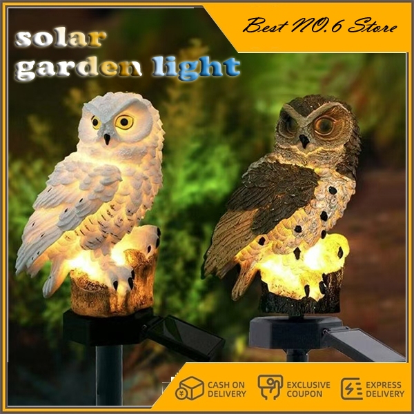 Solar Lights Outdoor Waterproof with Owl Animal Shape, Solar Lights ...