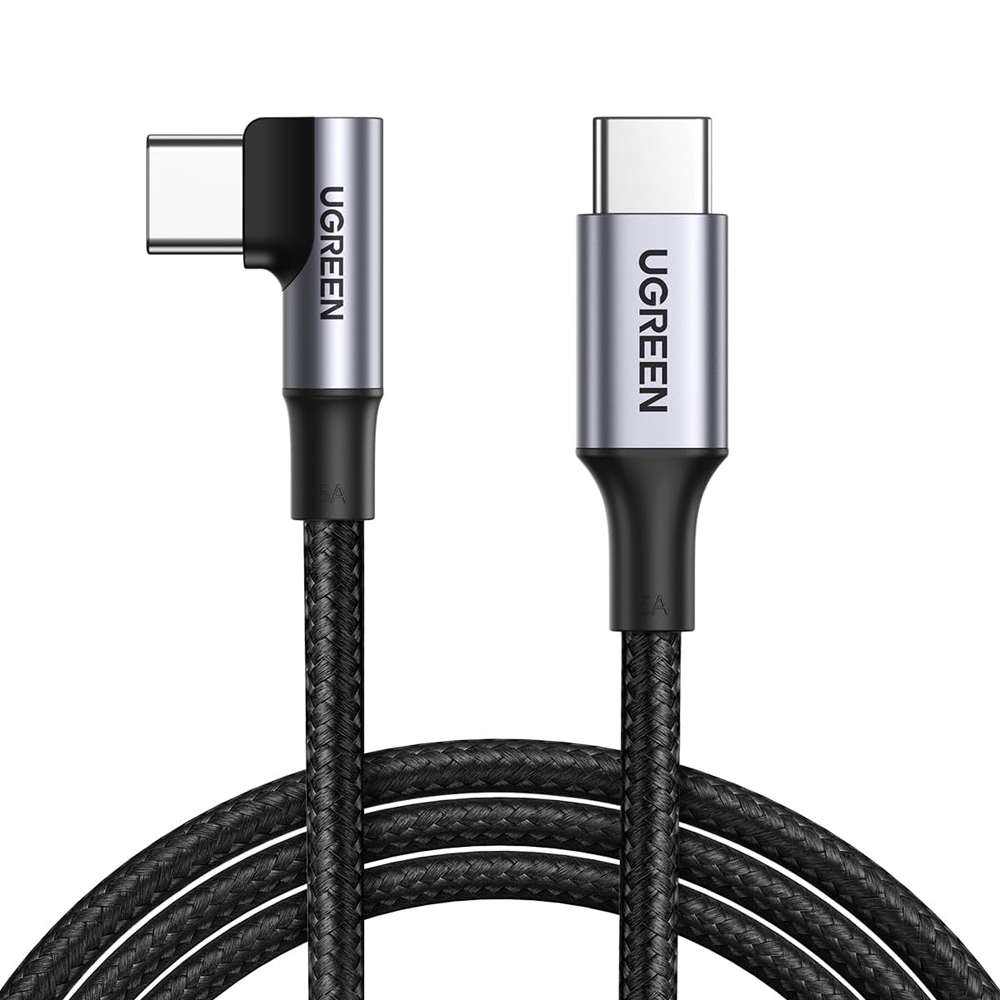 UGREEN 100W 5A USB-C (3m) 90° Fast Charging Type C Charger Cable for ...