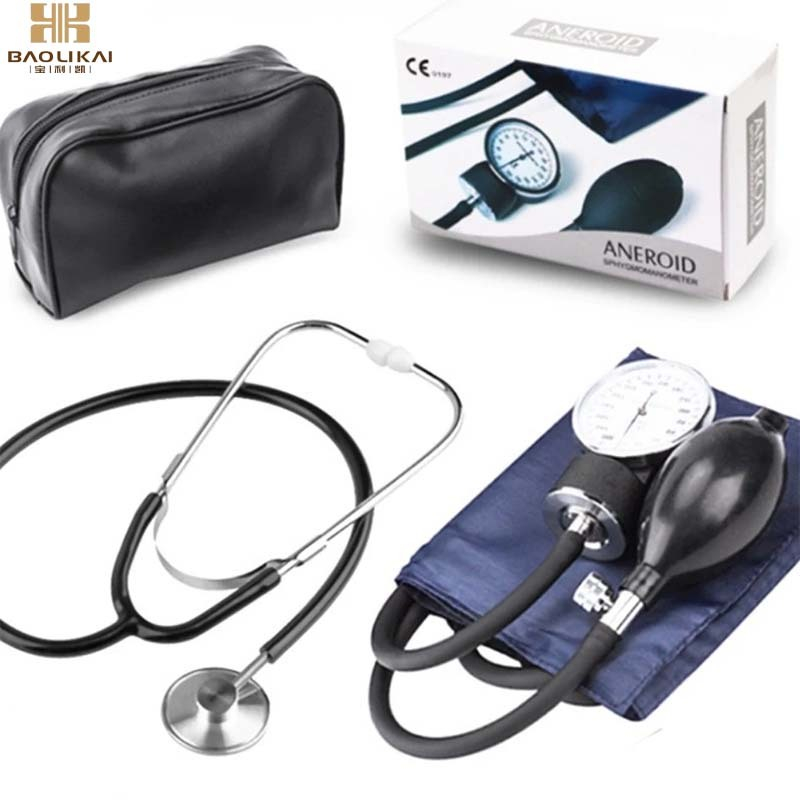 Aneroid Sphygmomanometer Blood Pressure Measurement Device Kit Cuff ...
