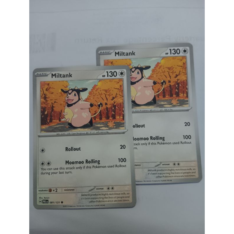 Pokemon TCG Miltank 081/131 Prismatic Evolutions | Shopee Philippines