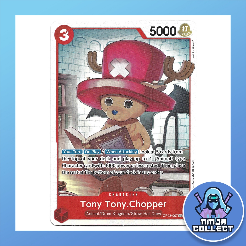 One Piece TCG [ENGLISH] OP08-007 Tony Tony Chopper Super Rare Card | Shopee Philippines