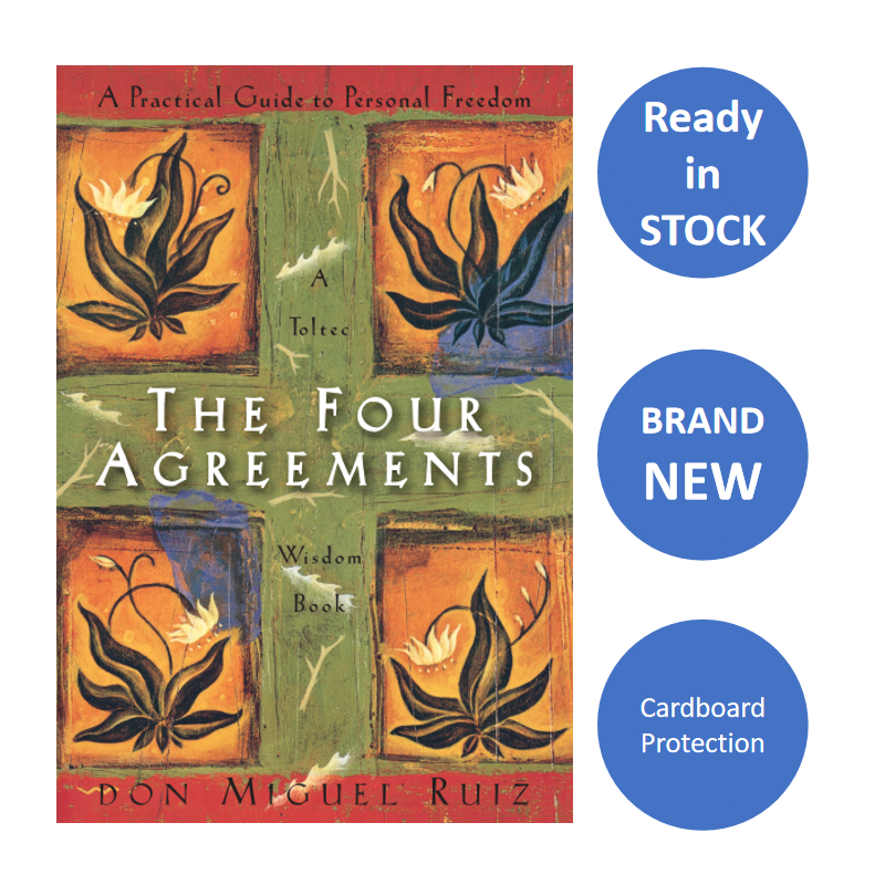 ENGLISH The Four Agreements Don Miguel Ruiz Wisdom Book | Shopee ...