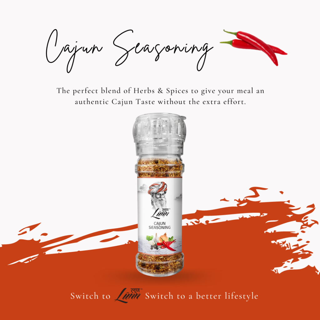 Lunn Cajun Seasoning 55g - Bring The Authentic Taste of Cajun Cooking ...