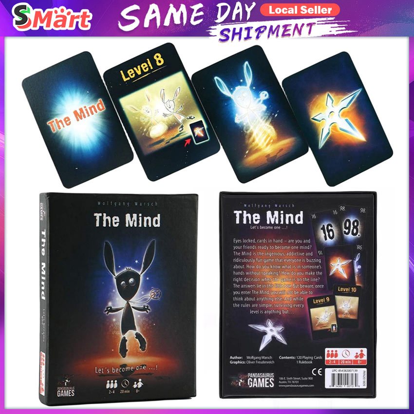 The Mind Card Game Puzzle Board Game Team Experience Extreme Soul Party ...