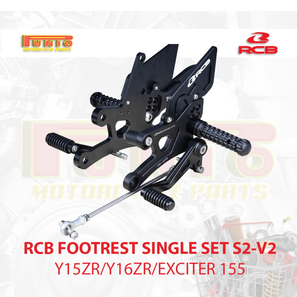 NEW! RCB Footrest Single Set S2-V2 for Yamaha SNIPER150/SNIPER 155 ...