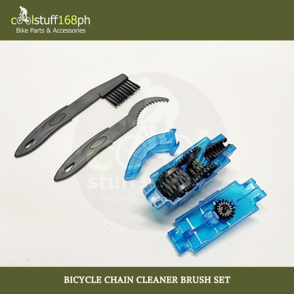 CS168ph Bicycle Mountain Bike Chain Cleaner with Brush Set | Shopee ...