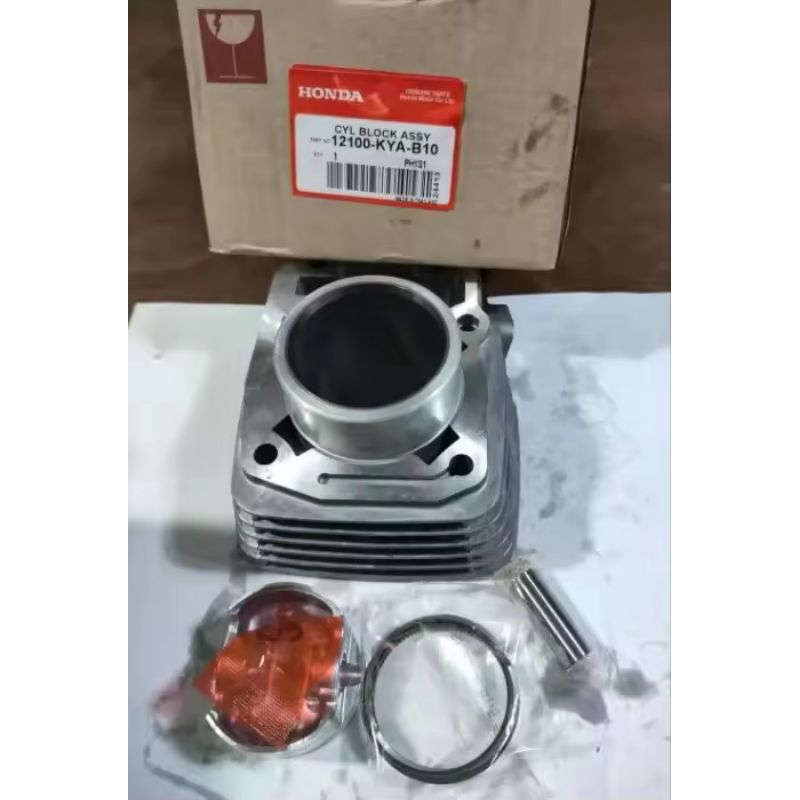 Honda genuine tmx150/supremo /xr150/xr125/cylinder block kit assy (std ...