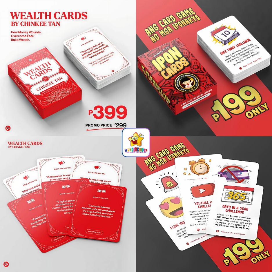 IPON CARDS/ C+ WEALTH CARDS BY CHINKEE TAN | Shopee Philippines