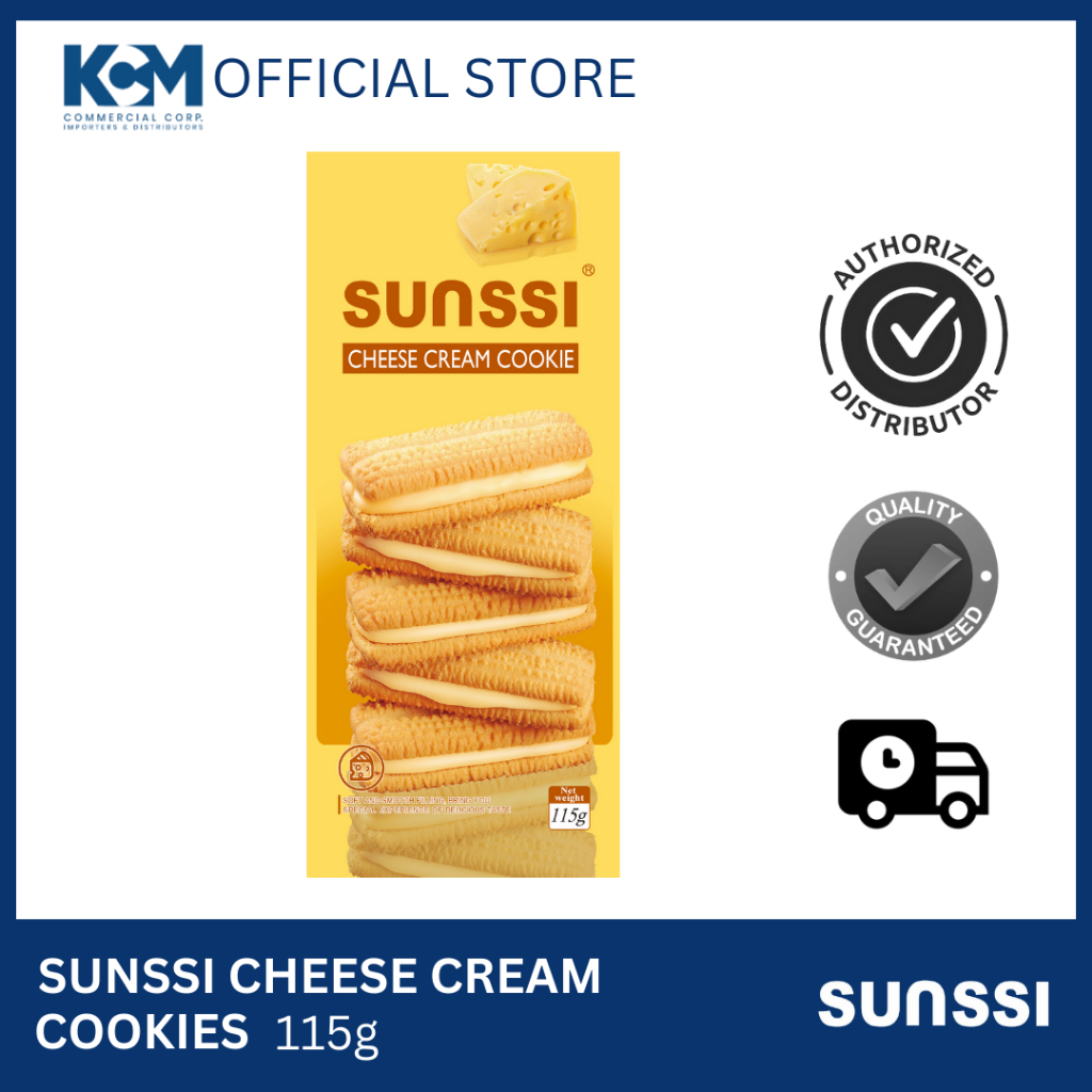 Sunssi Cheese Cream Cookies 115g | Shopee Philippines