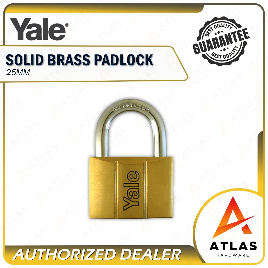 Yale Solid Brass Padlock (25MM) | Shopee Philippines