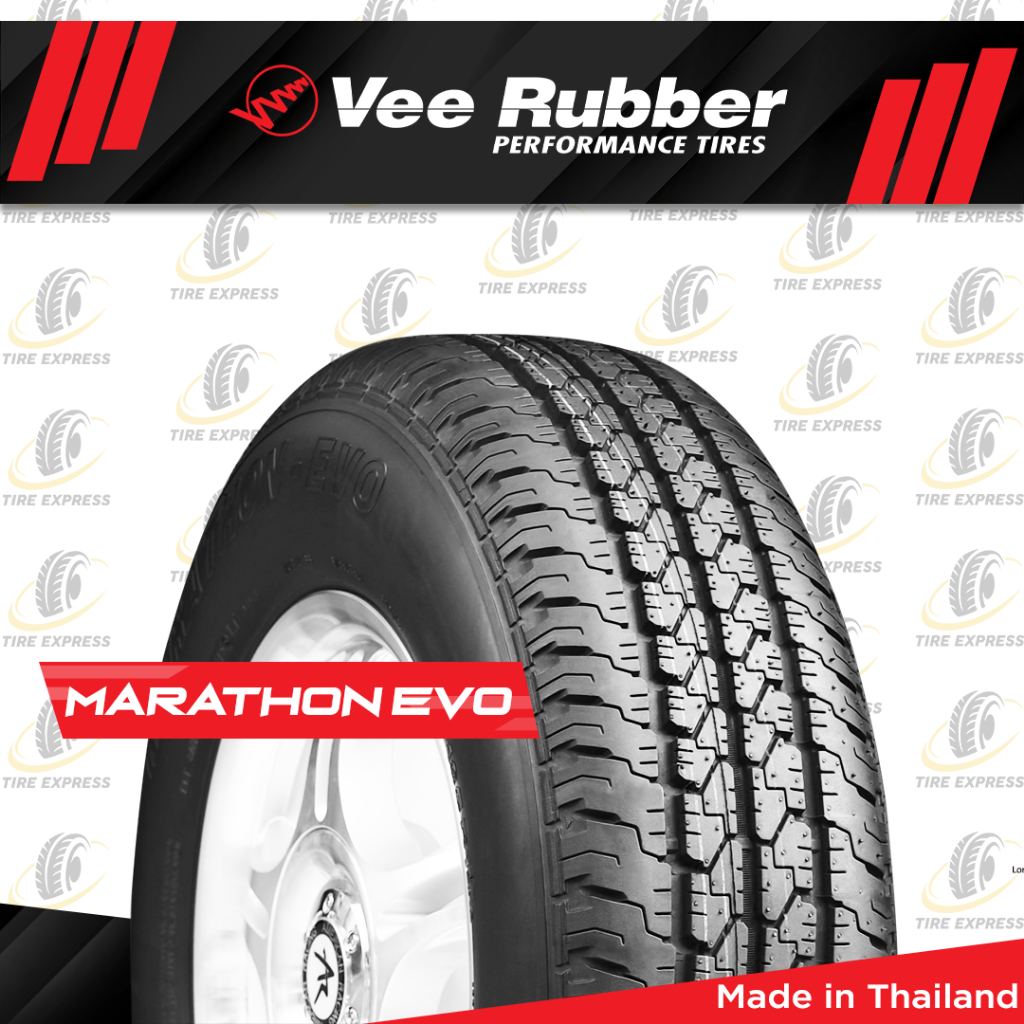 Vee Rubber 195 R15 106/104S Marathon Evo 195R15C Tubeless Tire (Made in ...
