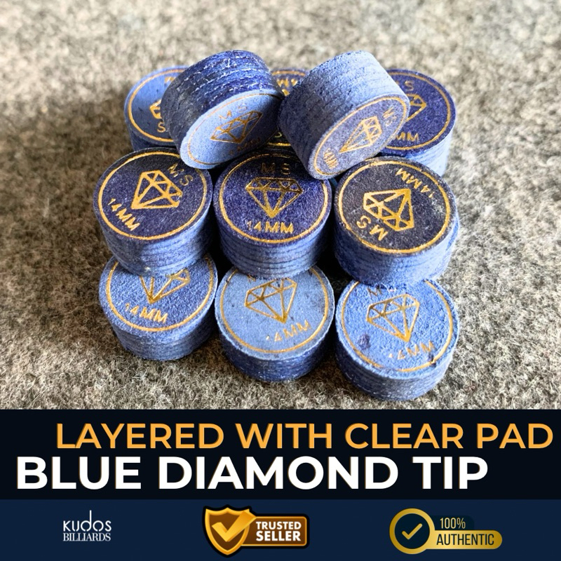 Blue Diamond Cue Tip with Clear | Shopee Philippines
