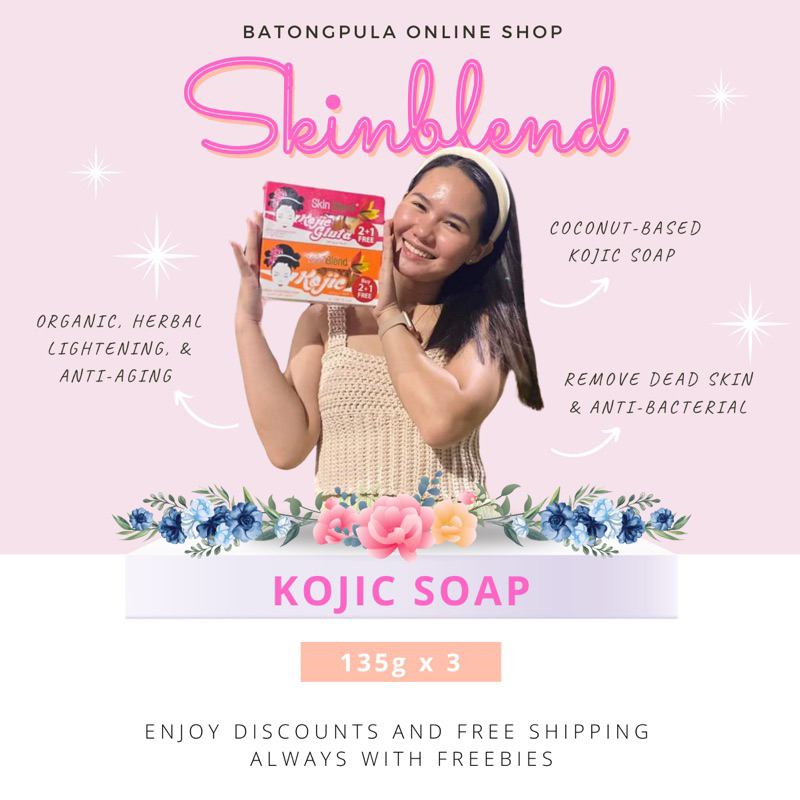 Skin Blend Kojic Carrot Glutathione Soap SKINBLEND | Shopee Philippines