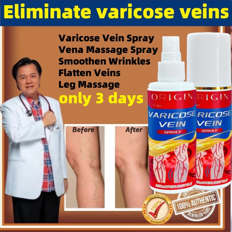 215mlVaricose Vein Spray Vena Massage Spray Smoothen Wrinkles Flatten ...