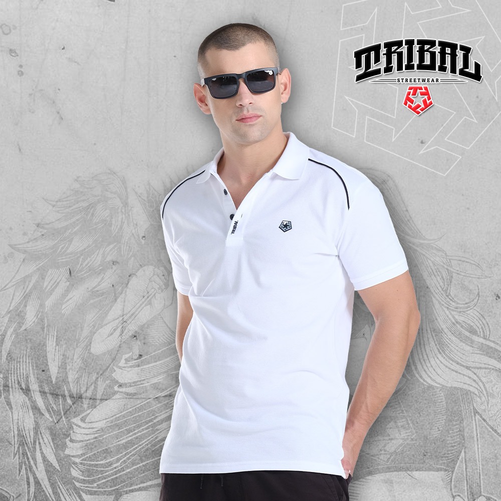 Tribal Men's Polo Shirt (Sportshirt) | Shopee Philippines