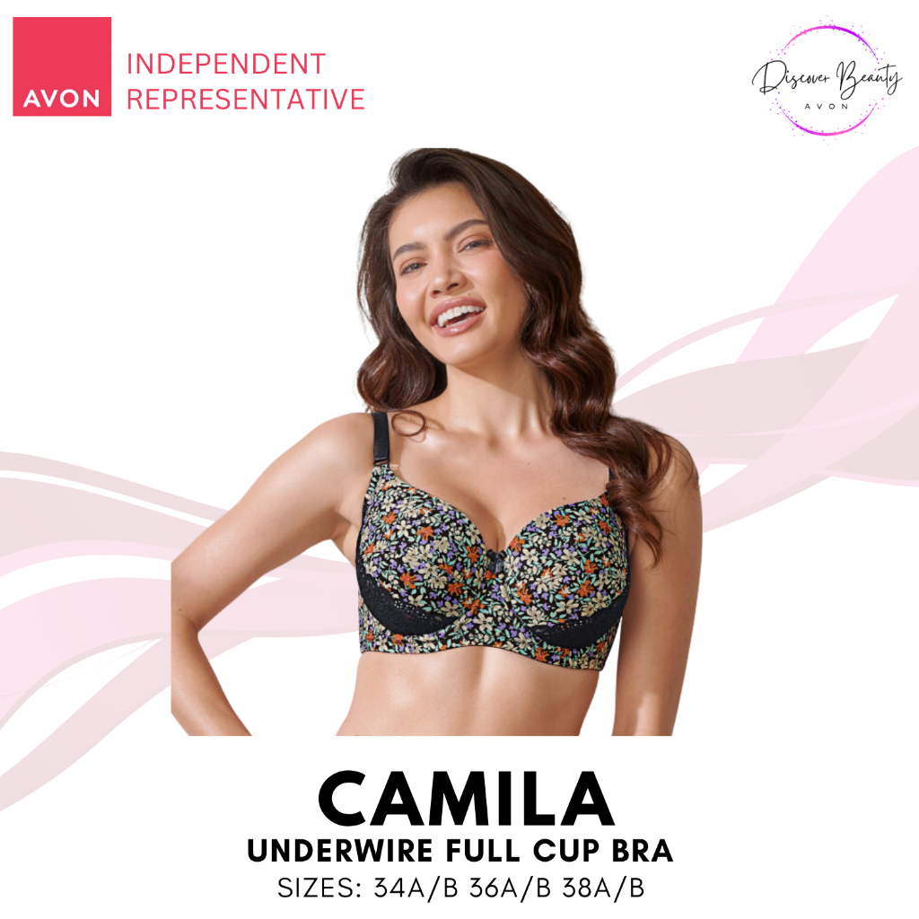 Avon CAMILA Underwire Full Cup Bra 34A to 38B | Shopee Philippines