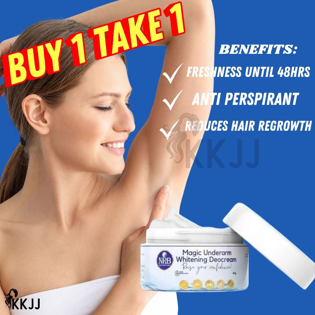 kkjj [BUY 1 TAKE 1] NRB MAGIC WHITENING UNDERARM DEO CREAM 40g | Shopee ...