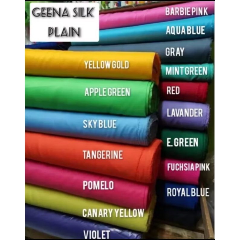 GEENA PLAIN ASSORTED COLOR 60"WIDTH TELA/FABRIC ONLY (PER YARD ...