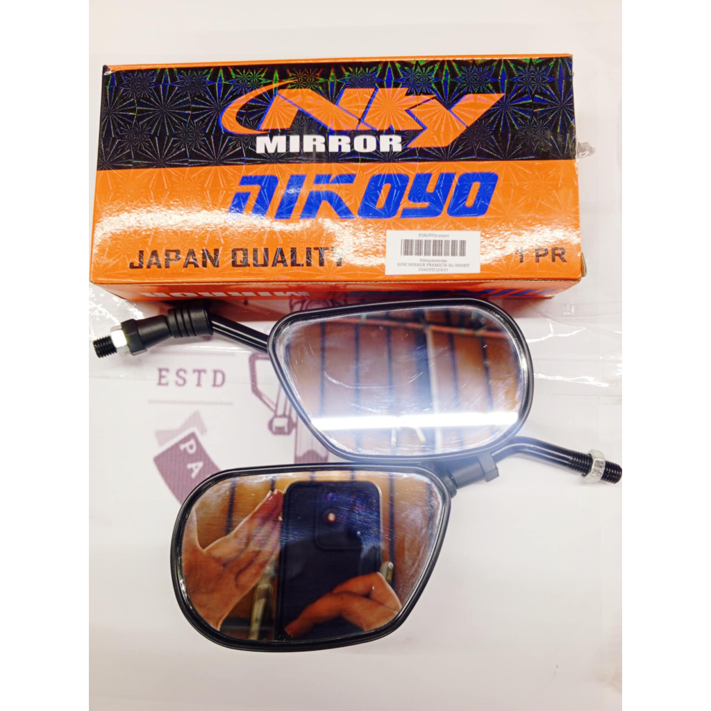Nikoyo Side Mirror Ultra Clear Short System For Yamaha | Shopee Philippines