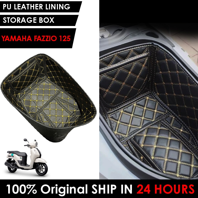 YAMAHA FAZZIO 125 Durable Compartment Cover Leather Cover High Quality ...