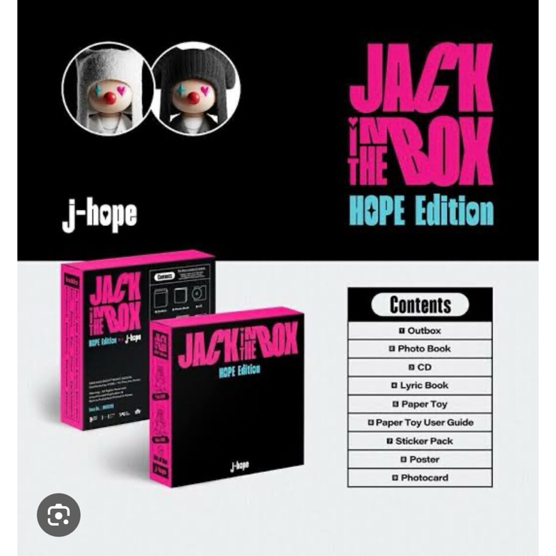 JACK IN THE BOX HOPE EDITION BTS JHOPE | Shopee Philippines