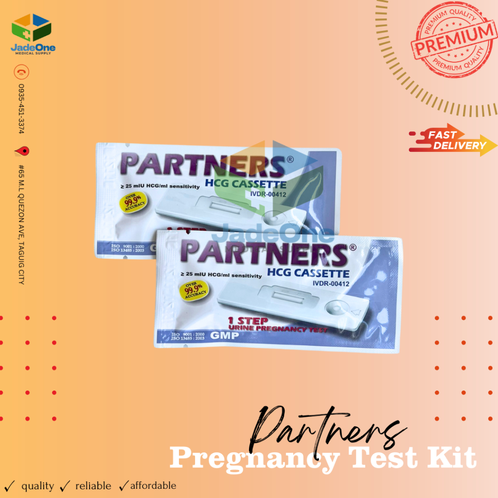 PARTNERS/ADVAN Pregnancy Test Kit (PER PIECE) | Shopee Philippines