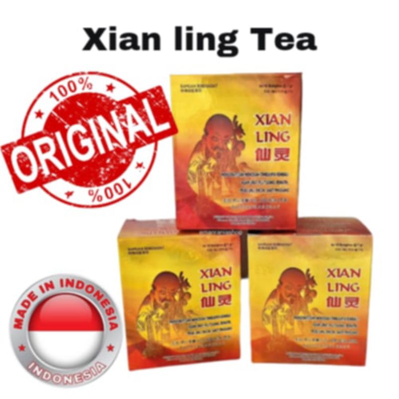 XIAN LING herbal Tea powderORIGINAL 10 sachet per box | Shopee Philippines