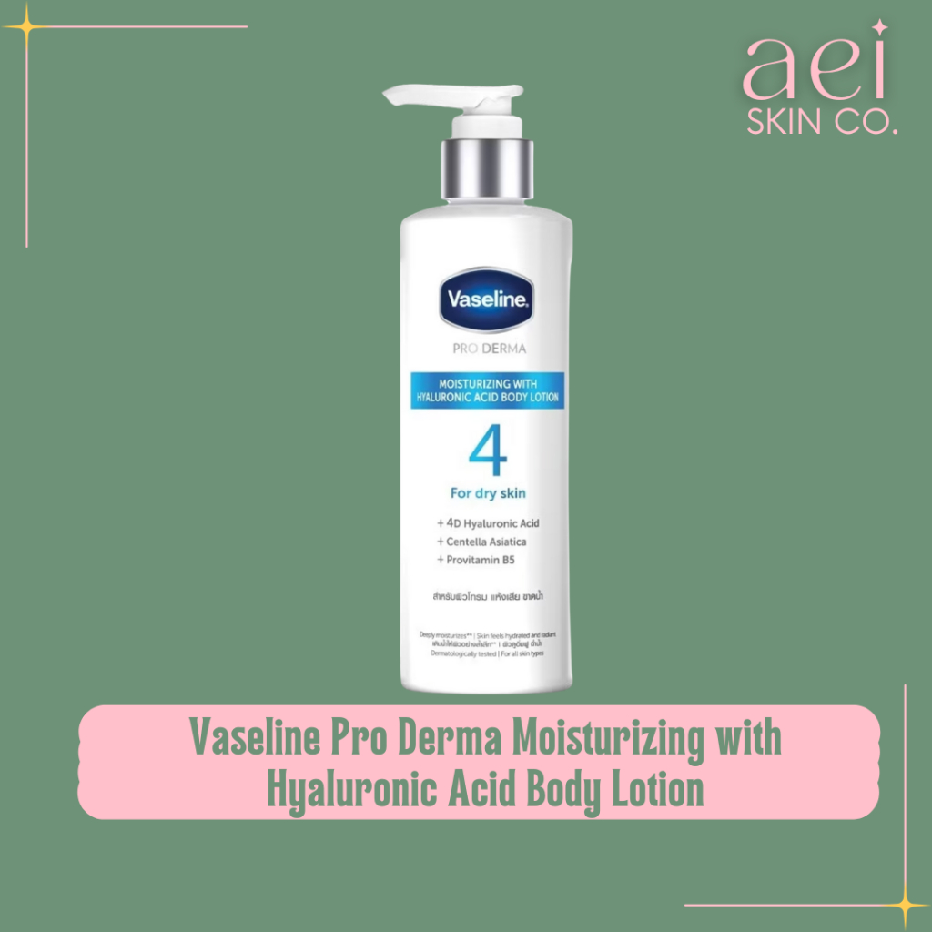 Vaseline Pro Derma Moisturizing with Hyaluronic Acid Body Lotion 250 ml ...