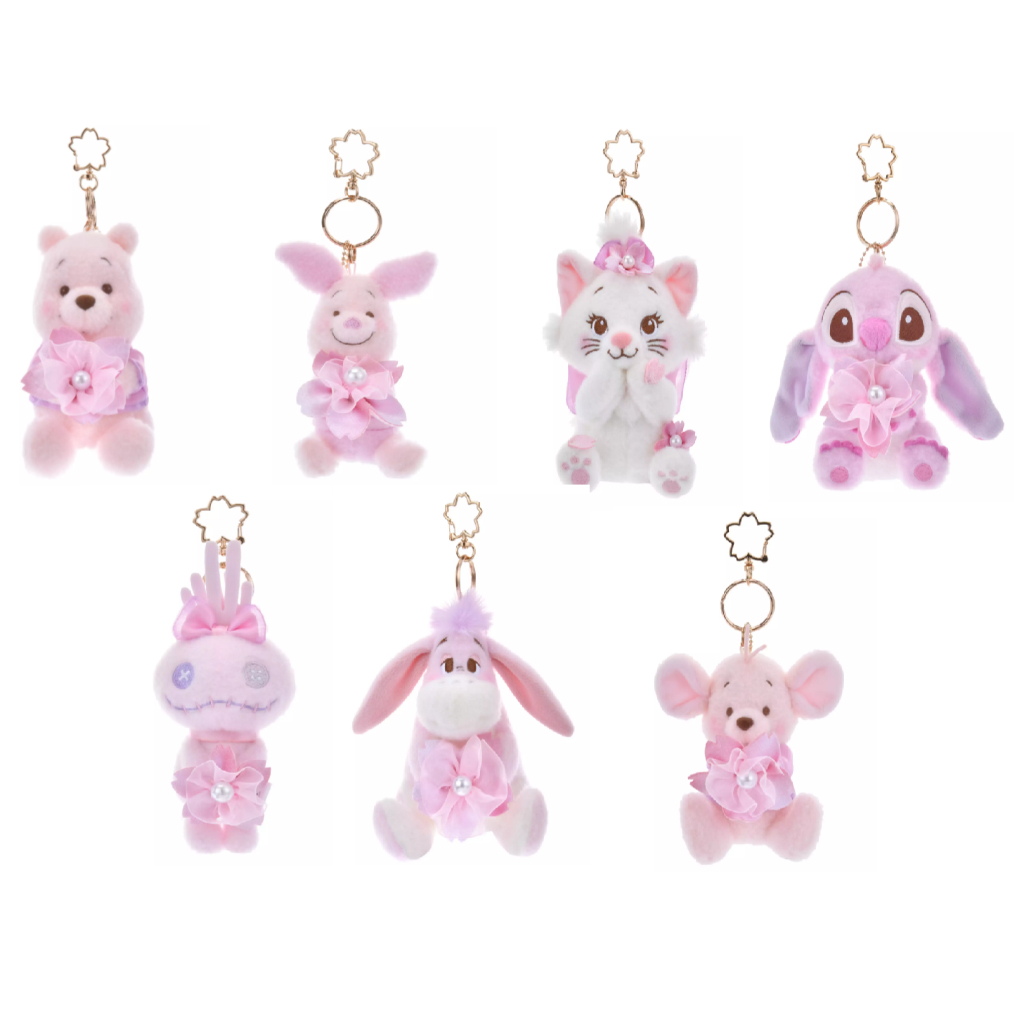 [Direct from Japan] Disney Mascot Key Chains SAKURA 2025 Japan NEW ...