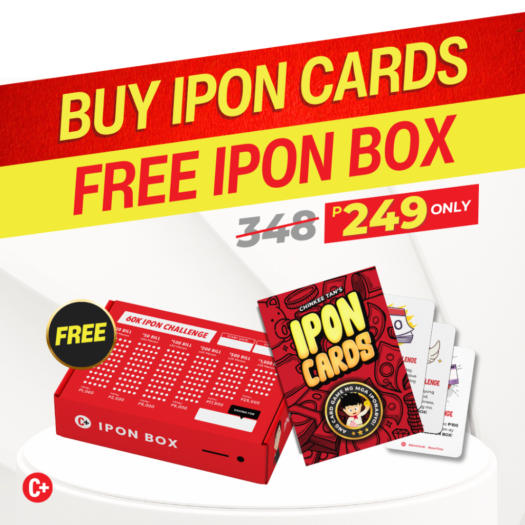 Ipon cards with ipon box by Chinkshop Official Chinkee Tan | Shopee Philippines
