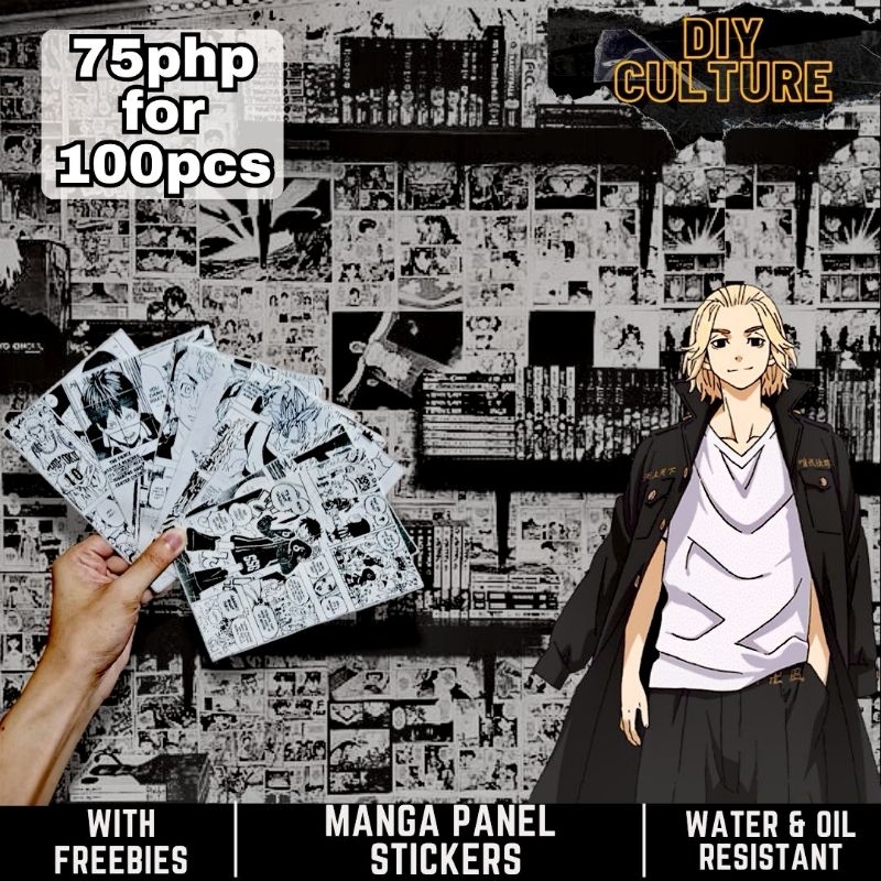 DIYculture Manga Panel Wall Decor Stickers - TOKYO REVENGERS 75php for ...