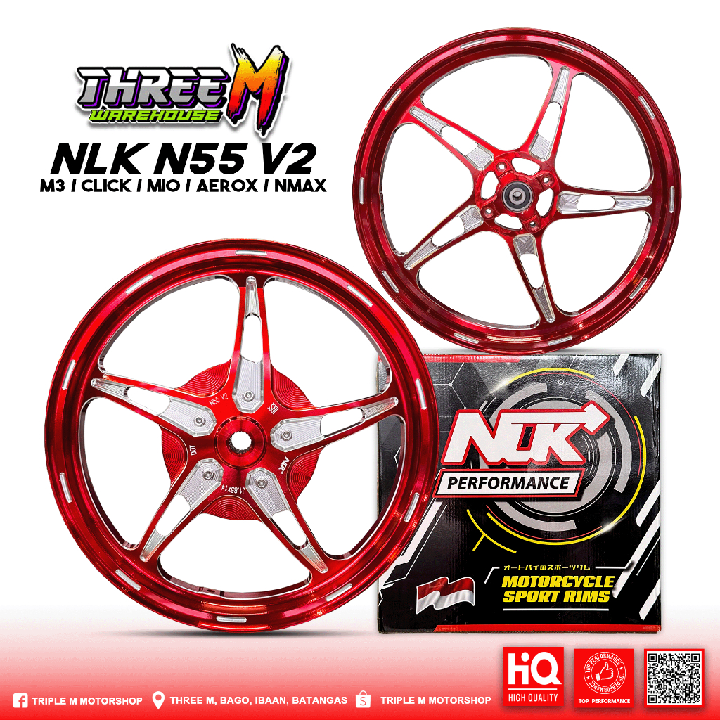 ORIGINAL CNC NLK N55 MAGS INDONESIAN CONCEPT FOR MIO SPORTY/M3/CLICK ...