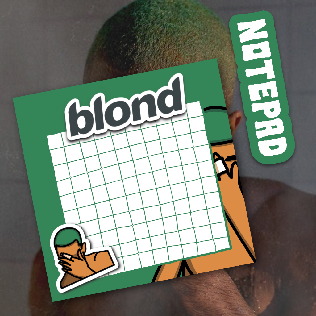 Notepad - Frank Ocean - Daniel Caesar - Tyler Da Creator - Notepads ...
